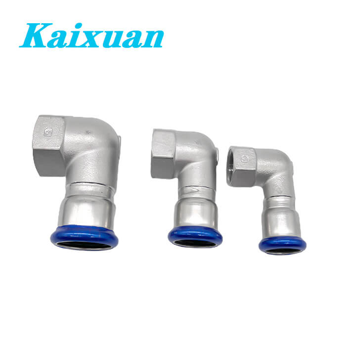 China 90° Female Short Elbow M-Contour Press Fittings factory and ...